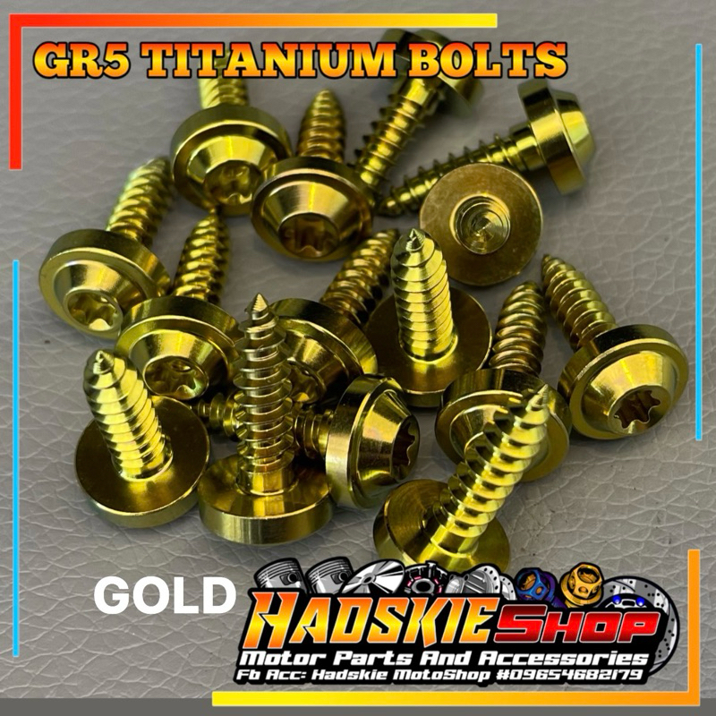 REAL TITANIUM GR5 SNIPER 150/155 BODY BOLTS SET (24pcs) | Shopee ...