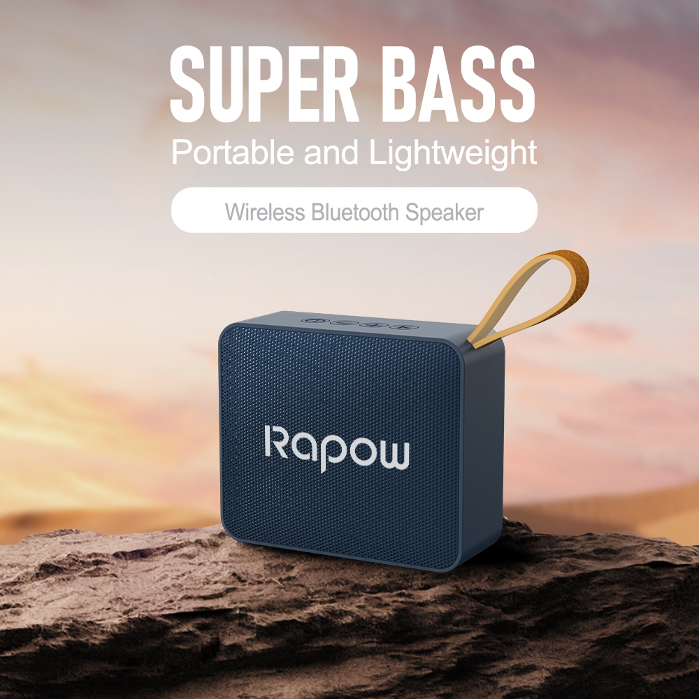 Rapow by Mitsushi BT06 Bluetooth Speaker 3D Stereo Super Bass Handle ...