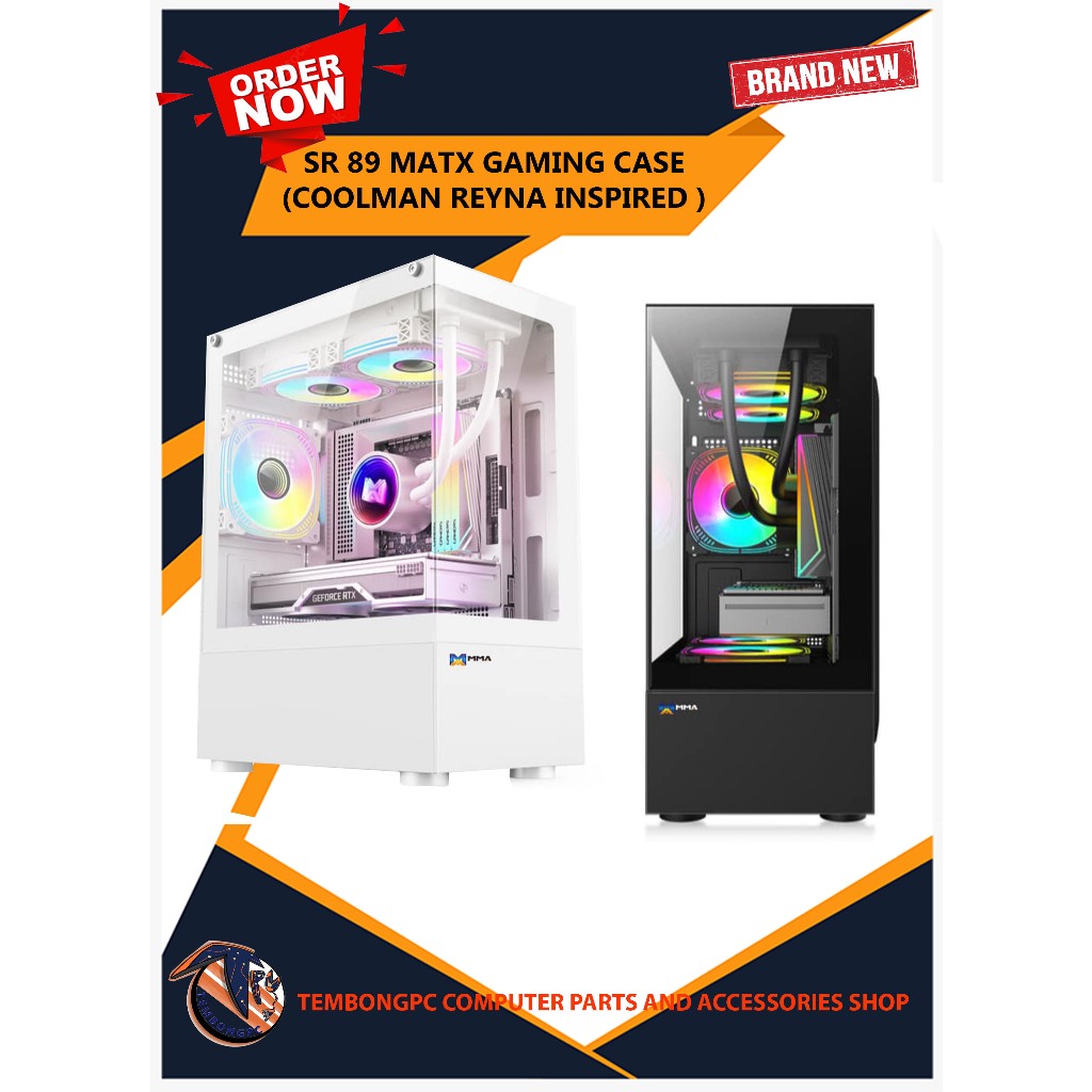 Gaming Case SR 89 MATX / MITX tempered Glass | Shopee Philippines