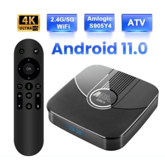 M98 MAX Smart TV Box 4K Amlogic S905Y4 SoC and Android 11 Smart TV Box | Shopee Philippines