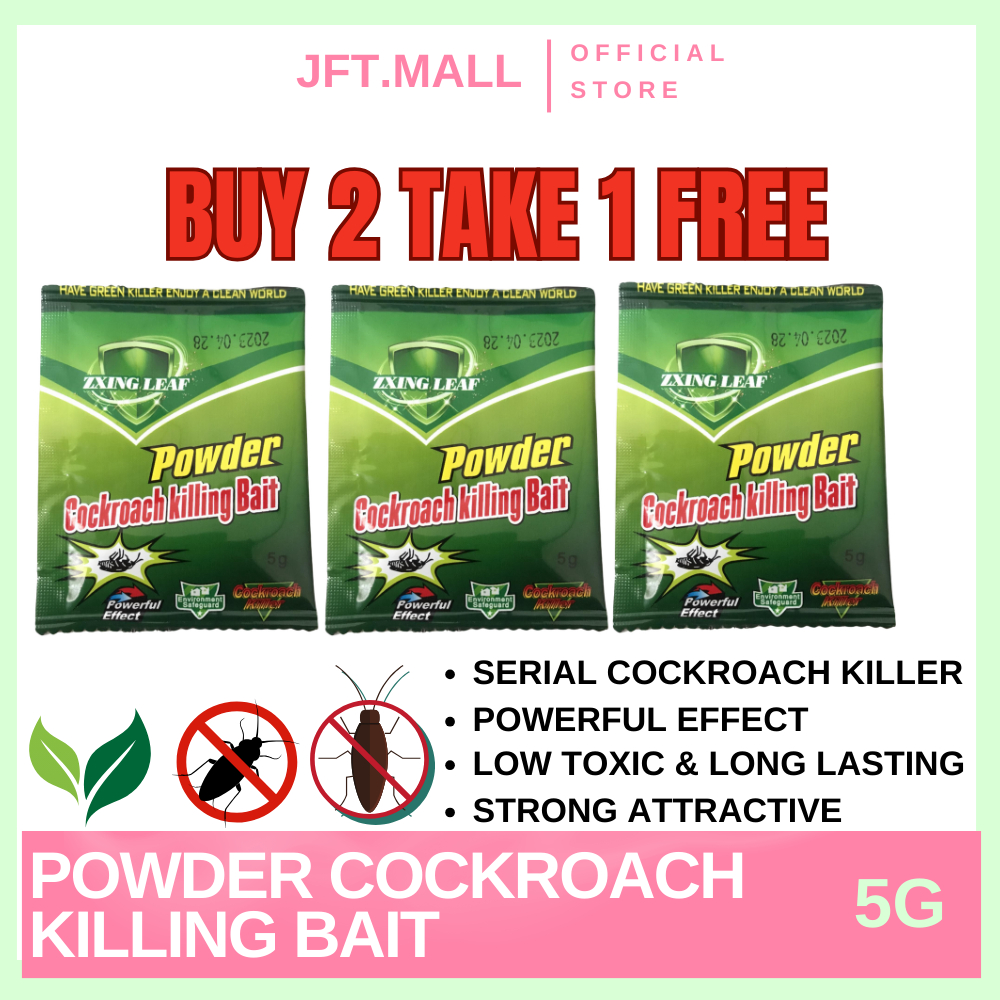 Buy 2 Take 1 Effective Cockroach Powder Original Effective Insect Killer Killing Bait Powder ...