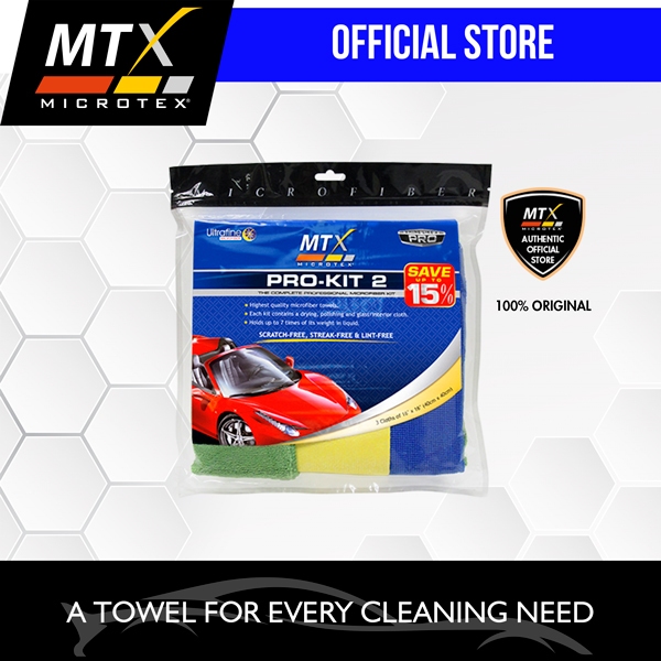 Microtex PRO-KIT 2 (Ultra Plush/Chamois/Ultra) 16" x 16" (The Complete ...