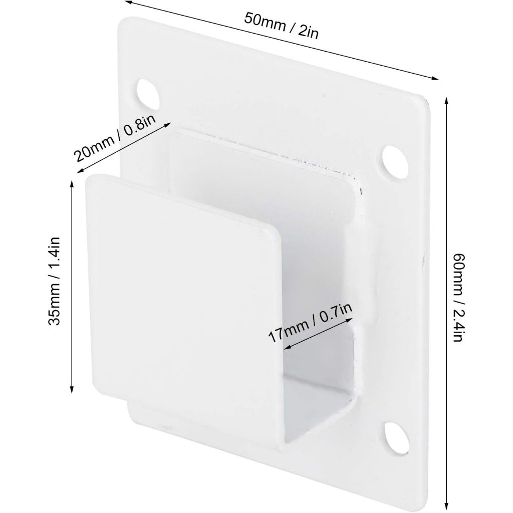 Bracket Mounting Fittings Wall Mounting Bracket Square Tube Support ...