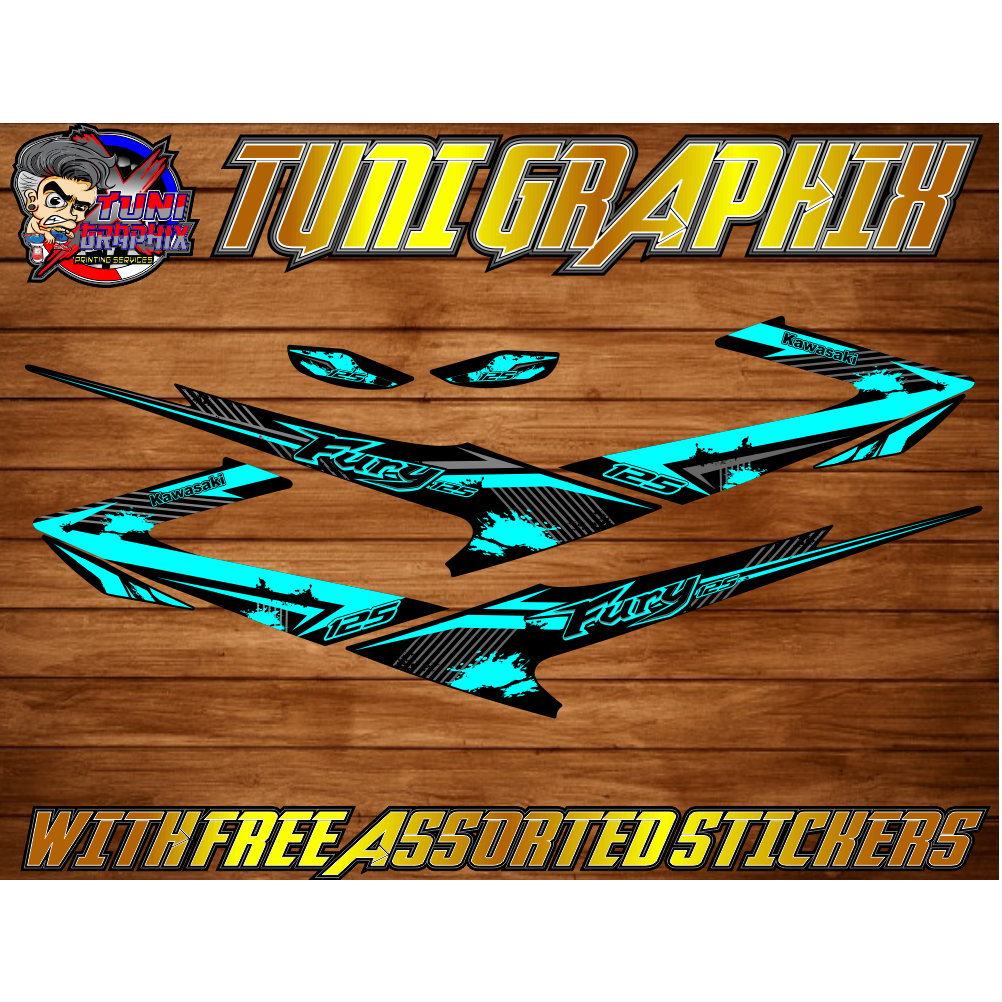 KAWASAKI FURY 125 MALAYSIAN STOCK DECALS | Shopee Philippines