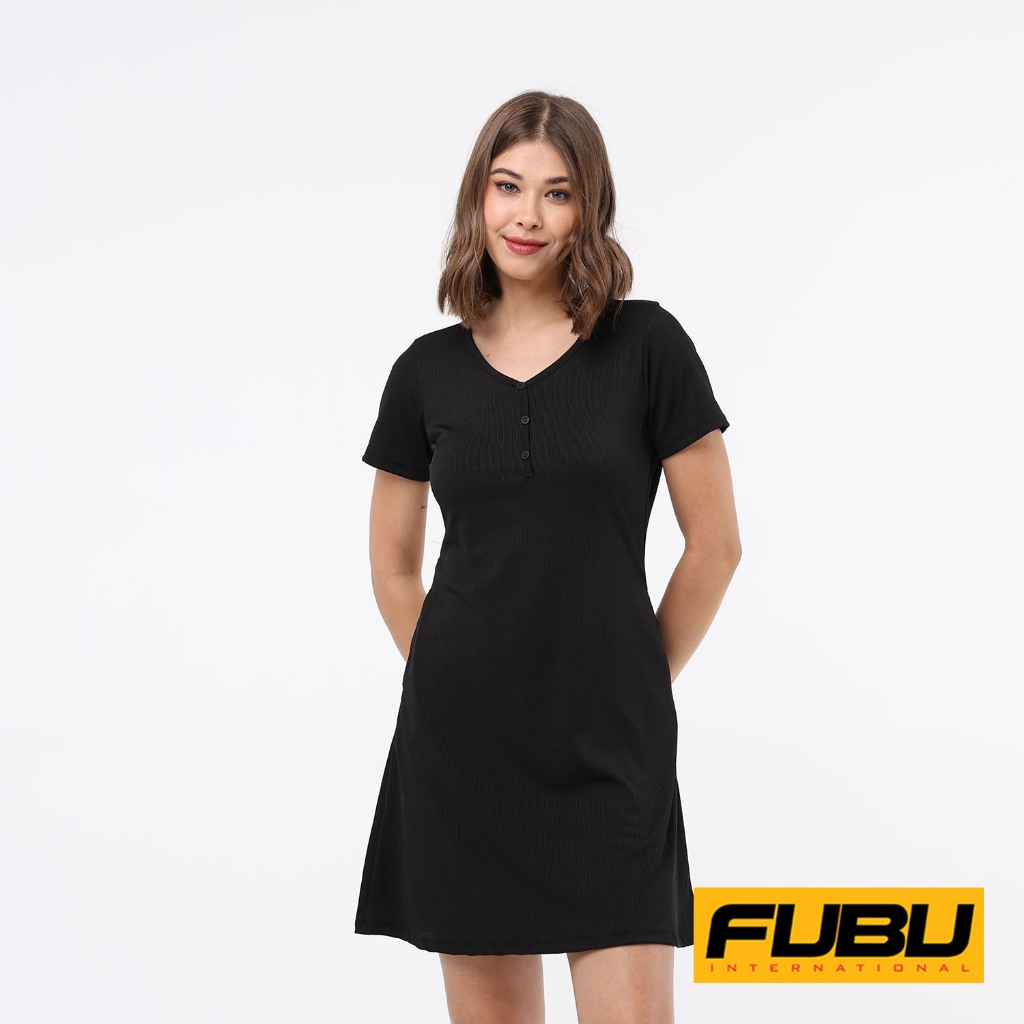 Fubu Girls V-Neck Dress Ribbing QST22-0009 | Shopee Philippines