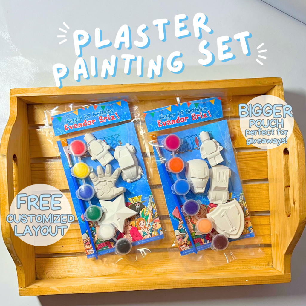 FREE LAYOUT! affordable plaster paint set for birthday party/event ...