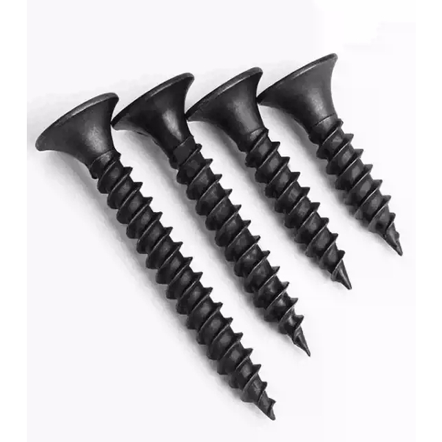 (500pcs) Gypsum board Drywall Black Screw gymsum screw wood for ...