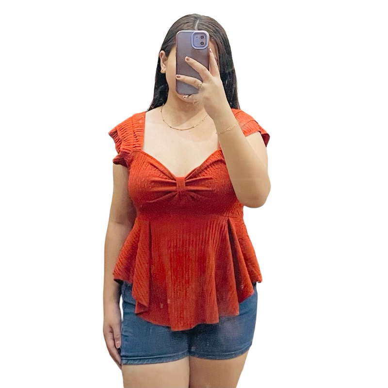 Barbara Tops S-XL Size | Shopee Philippines