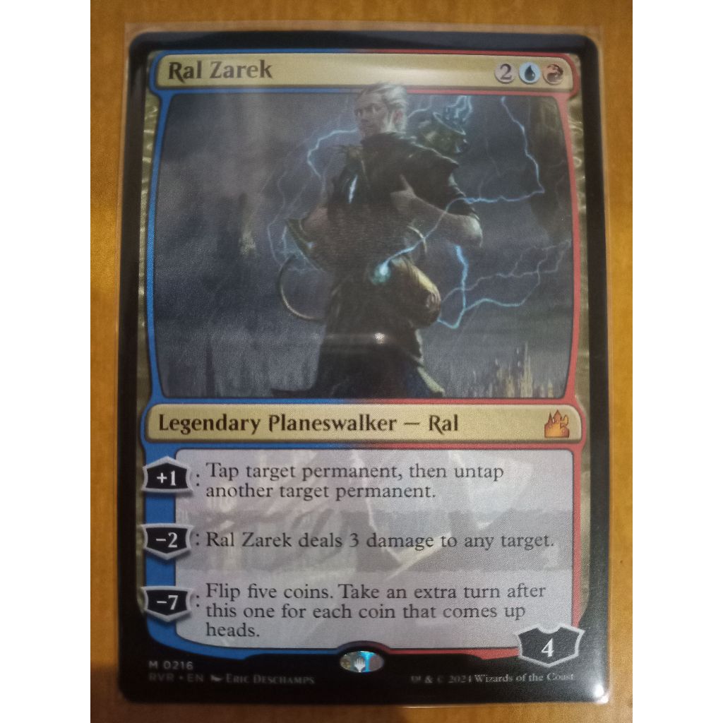 MTG Ral Zarek Mythic Ravnica Remastered RVR Magic the Gathering ...