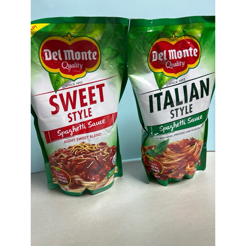 Del Monte Spaghetti Sauce Sweet or Italian 900g | Shopee Philippines
