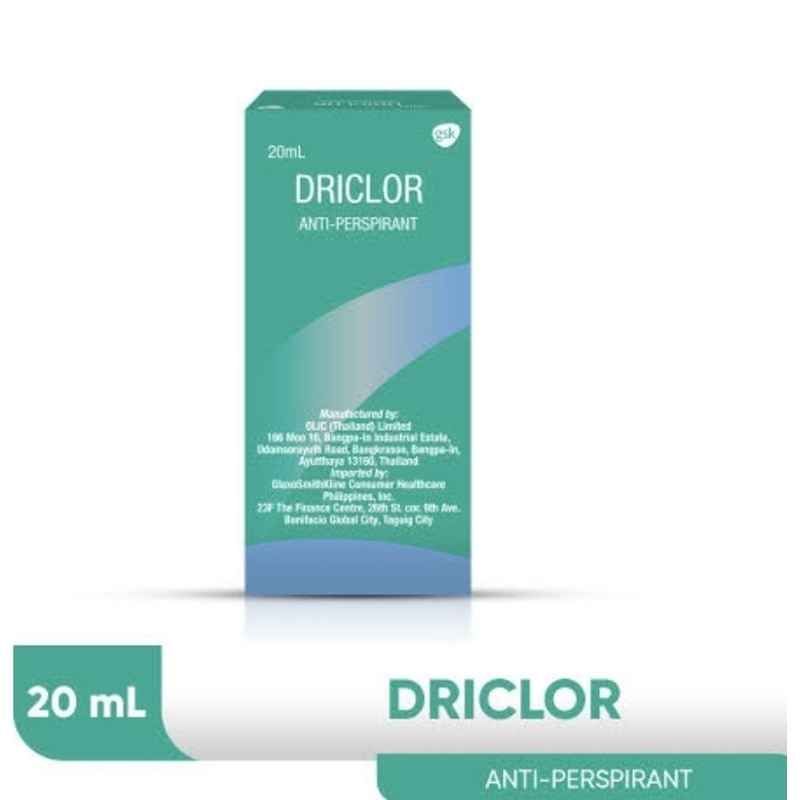 Driclor Roll On Antiperspirant 20ml | Shopee Philippines