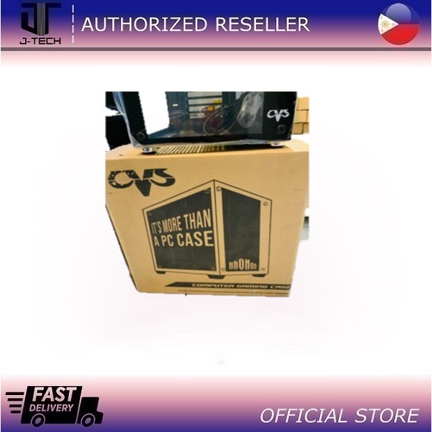 COMPUTER CASE CVS KRONOS GAMING PC CASE W/ TEMPERED GLASS FRONT+SIDE ...