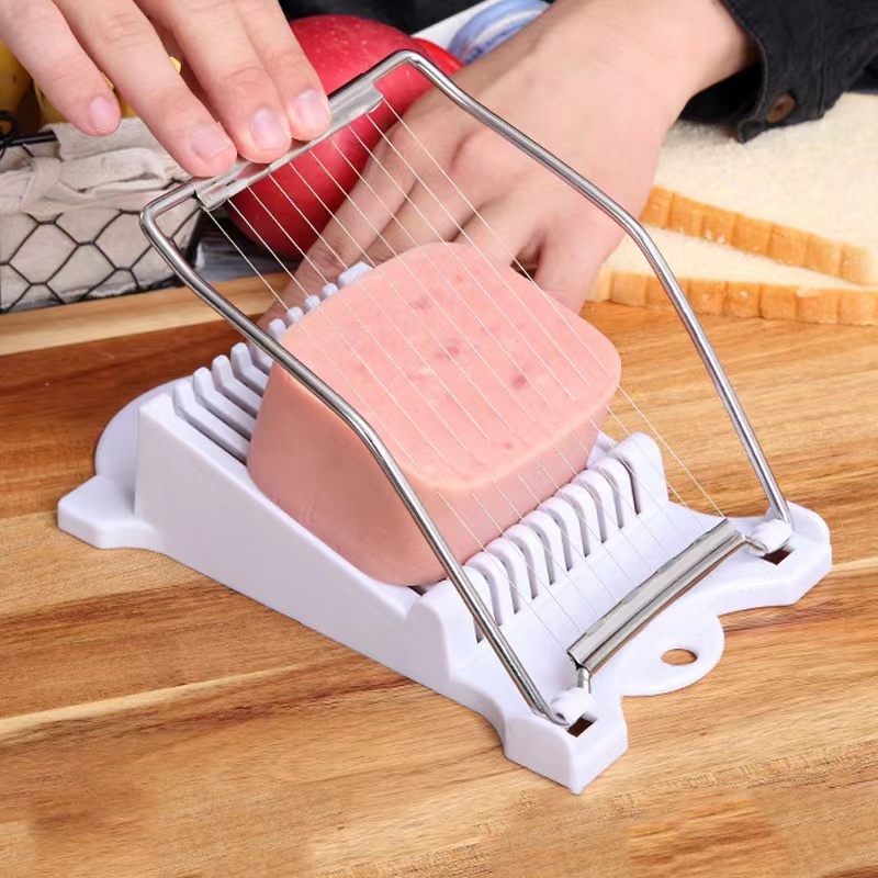 Stainless Steel Luncheon Meat Boiled Egg Fruit Slicer Soft Food Cheese ...