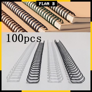 100pcs/Box A4 Size Double Loop Wire Double Loop Binder 3:1 Pitch 60 ...