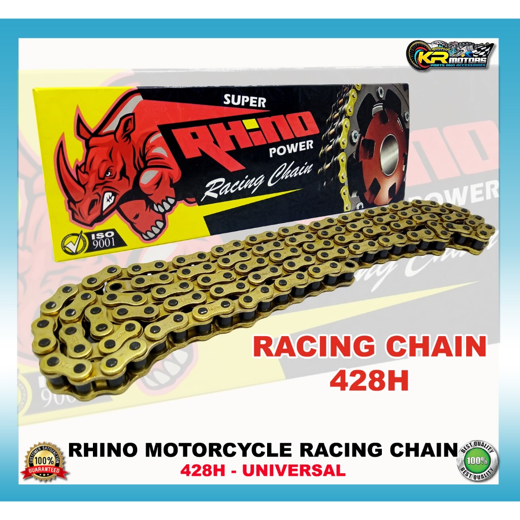 Chain for 100cc-200cc Motorcycles, 428H-110L, 428H-120L, 428H-130L, Chains & Gears | Shopee ...