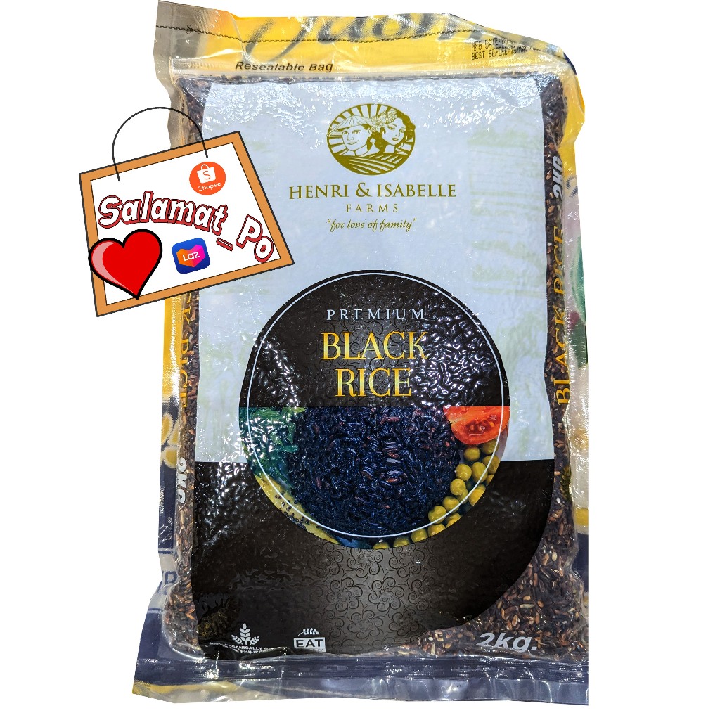 Premium Black Rice 2kg | Shopee Philippines