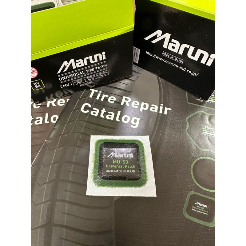 Maruni Japan Universal Vulcanizing Tire Patch MU-S0 for Cars/SUV ...