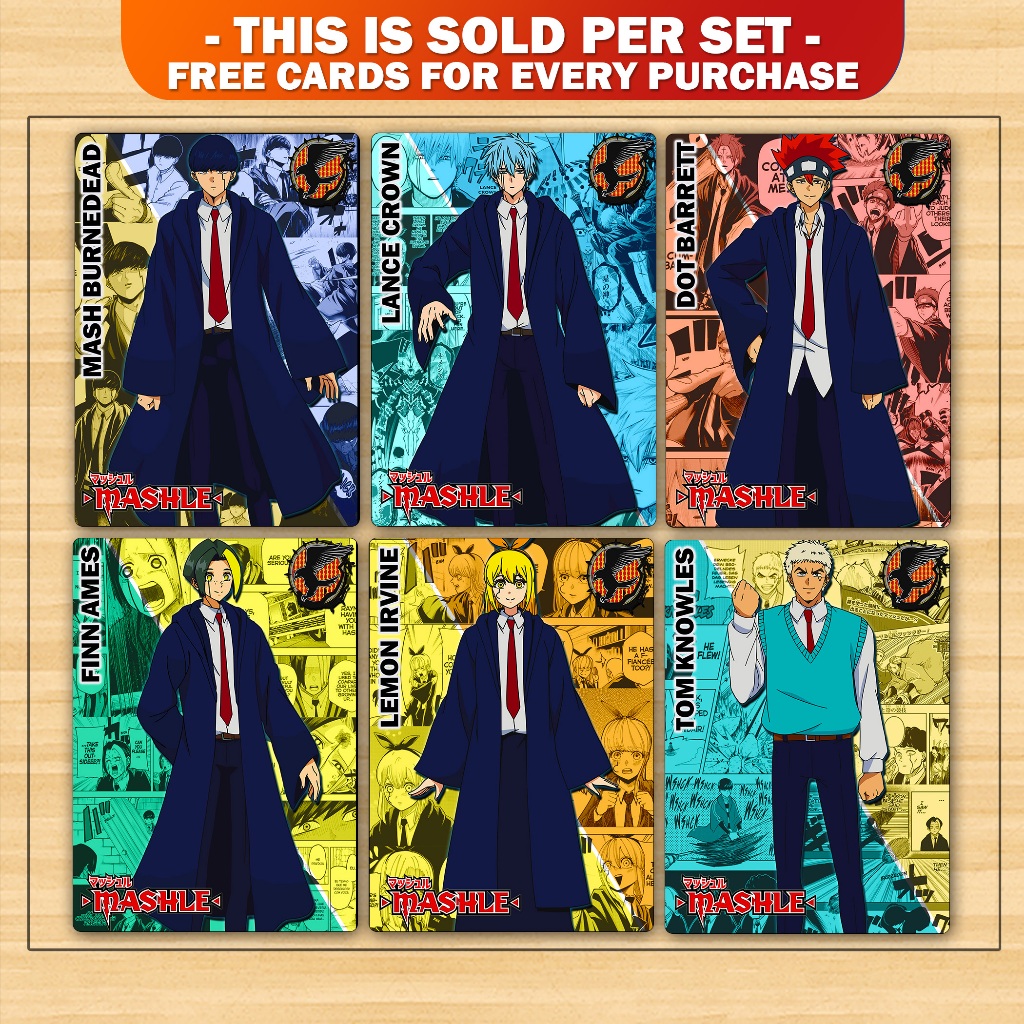 Mashle - Adler Dorm Photocard - [SOLD PER SET] | Shopee Philippines