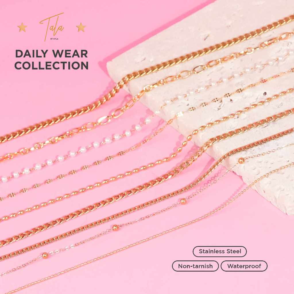 TALA by Kyla Daily Wear Collection Stainless Steel Hypoallergenic with ...