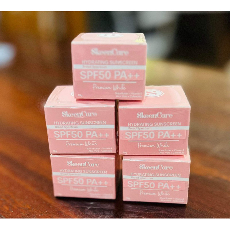 Skeencare Hydrating Sunscreen Spf50 PA+++ Premiun white | Shopee ...