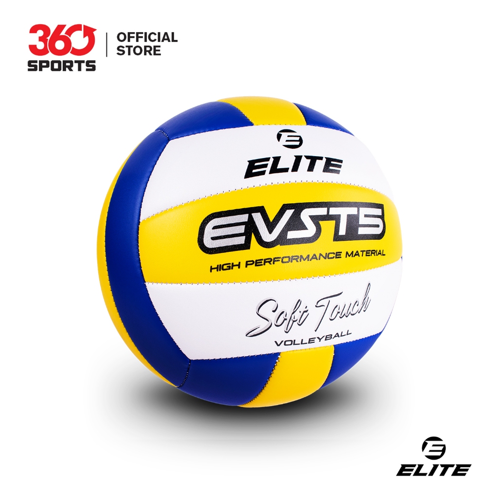 Elite EVST5 Soft Touch Volleyball Official Size 5 (Deflated) | Shopee ...