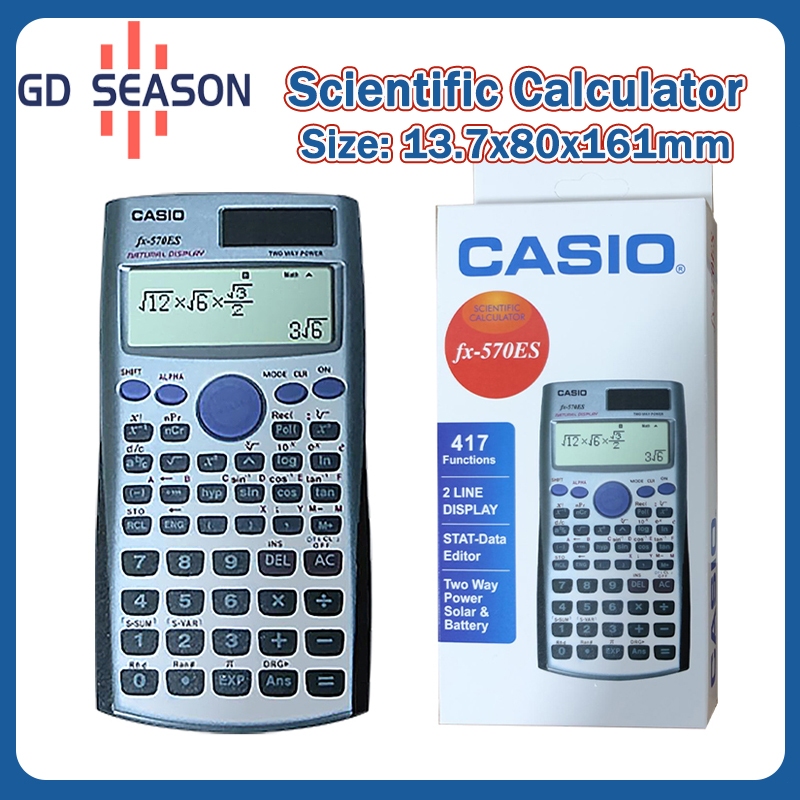 Scientific Calculator FX-570ES Student Function Scientific Calculators ...