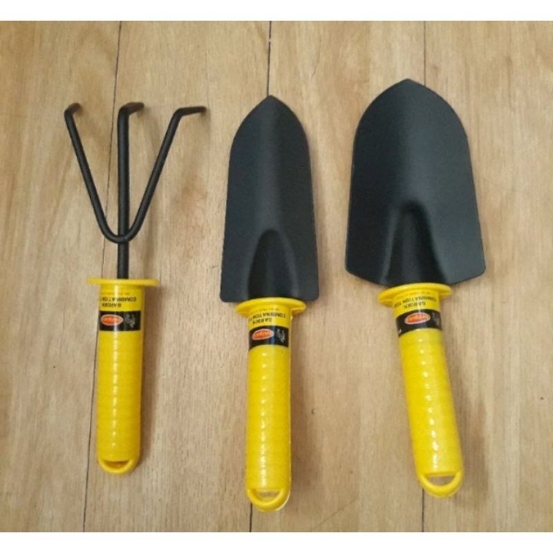 Gardening Tools 3in1 Set mini pala tinidor orig1 | Shopee Philippines