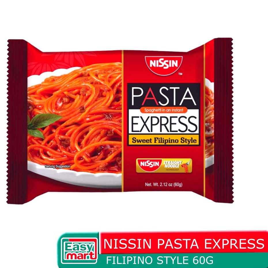 Easy.Mart Nissin Instant Pasta Express Filipino Style 60g Noodles ...