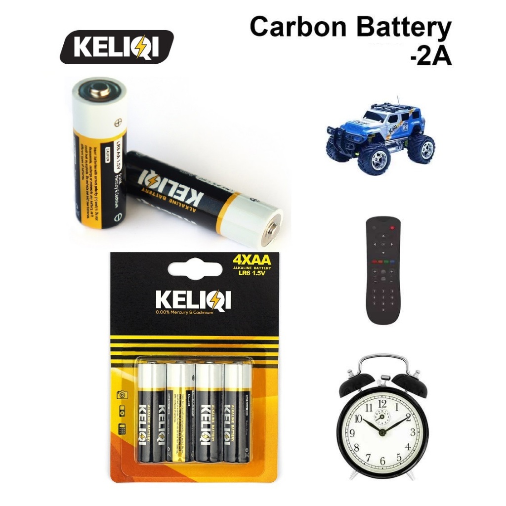 KUKU AA / AAA Battery KELIQI Alkaline Batteries 2AA / 3AAA Batteries ...