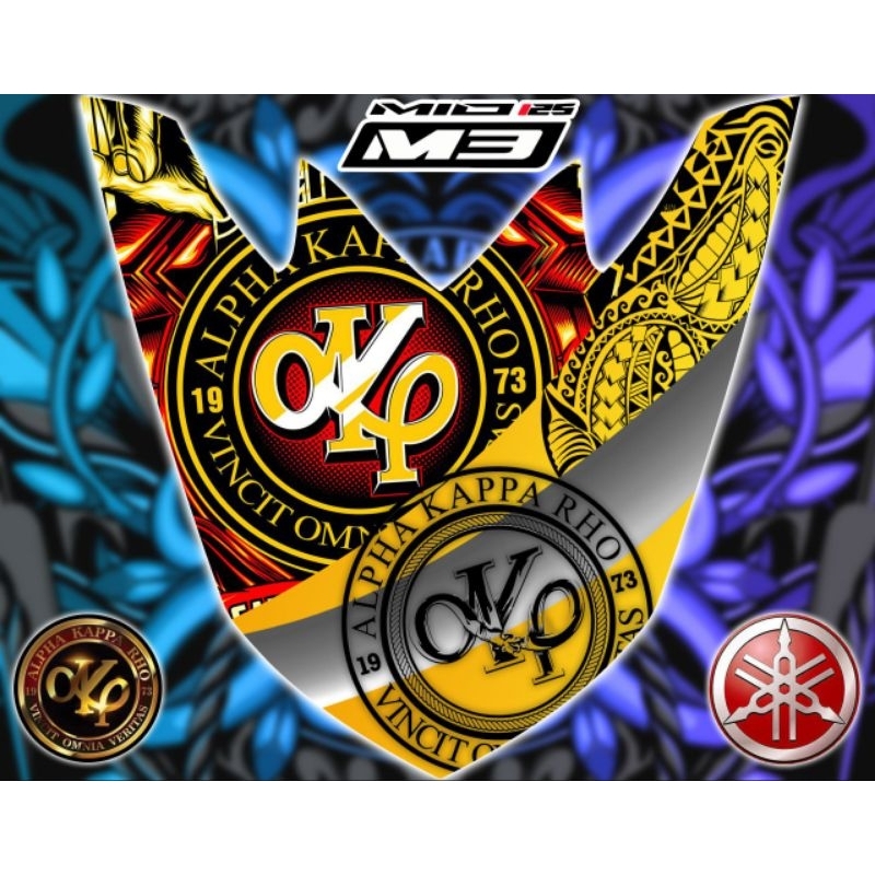 AKP front sticker for M3 mio i125 | Shopee Philippines