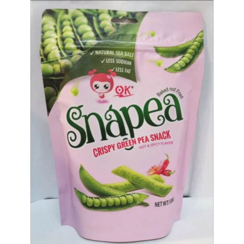 Snapea Greenpea Snacks Hot & Spicy Flavor 108g | Shopee Philippines