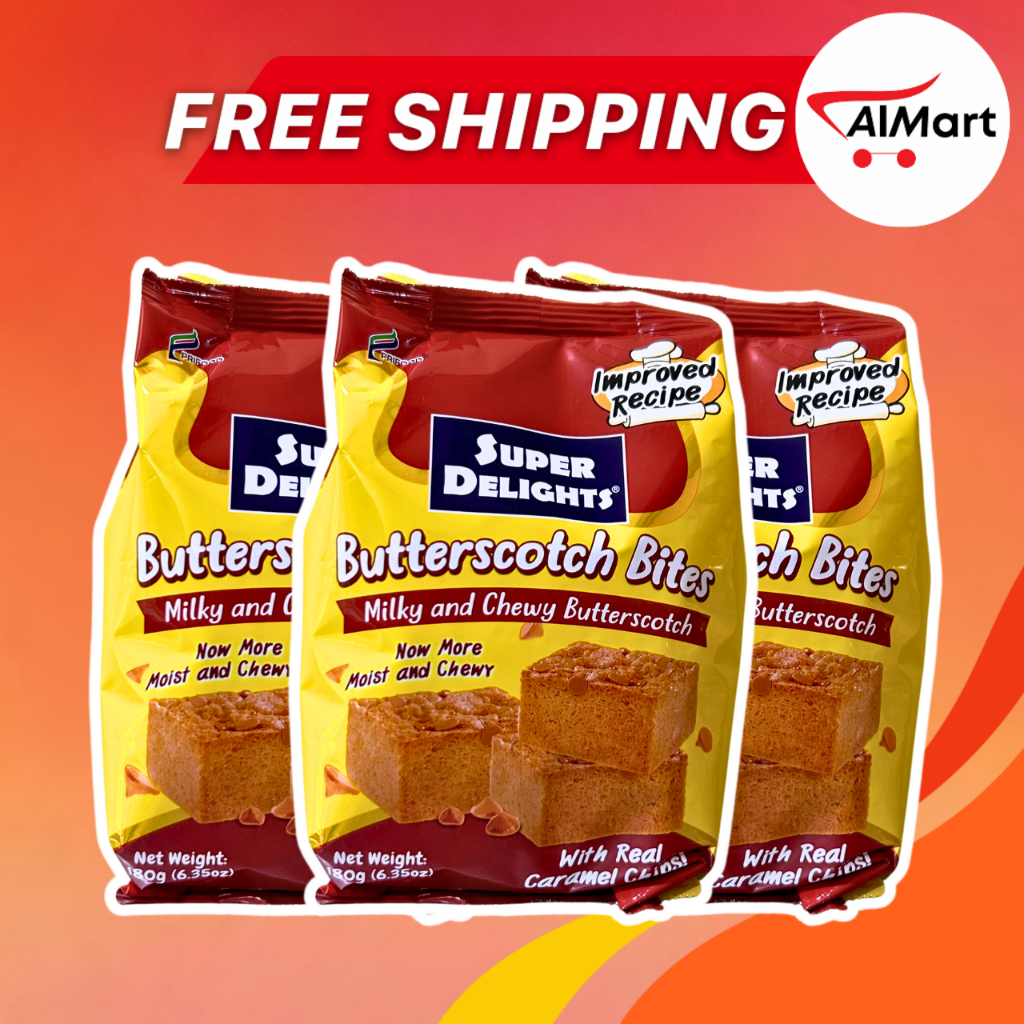 SUPER DELIGHTS BUTTERSCOTCH BITES BUNDLE (3 PIECES) (200 GRAMS ...