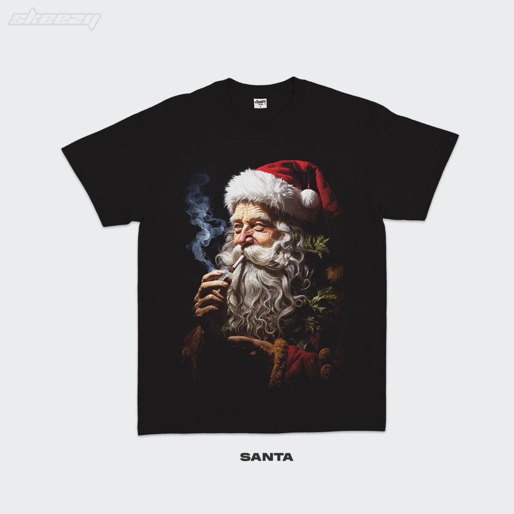 Santa Tee by SKEEZY | 90s Y2K New Wave | Fan Made Aesthetic Graphic tee ...