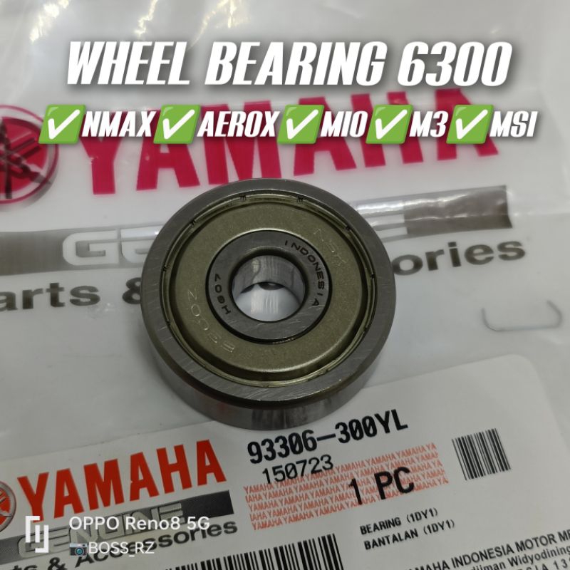 FRONT WHEEL BEARING - NMAX V1,V2/AEROX V1,V2/M3/MSI/MIO ( 93306-300YL ) | Shopee Philippines