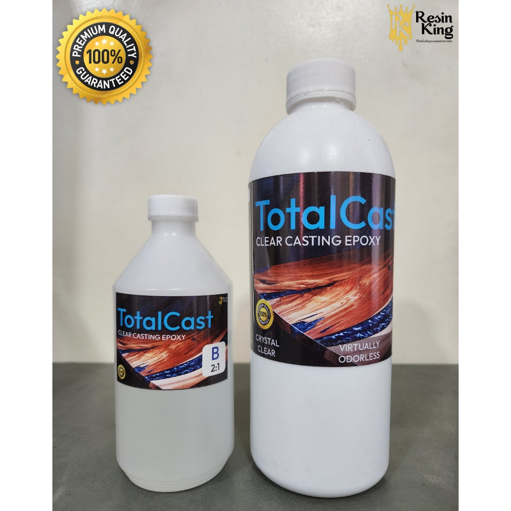TotalCast Clear Deep Casting Resin 1kg Set (2:1 Ratio) | Shopee Philippines