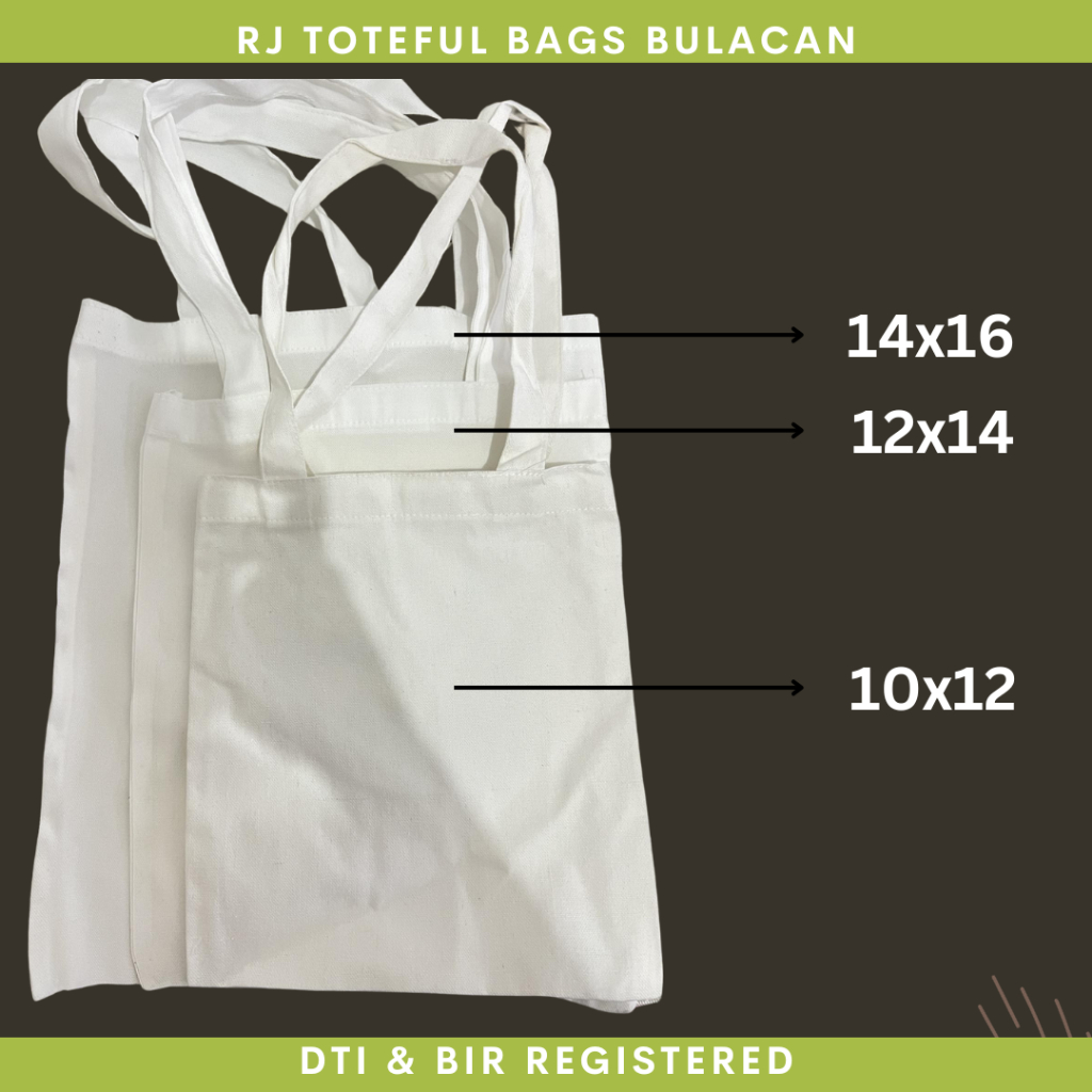 BEST SELLER PLAIN CANVAS KATSA TOTEBAG | Shopee Philippines