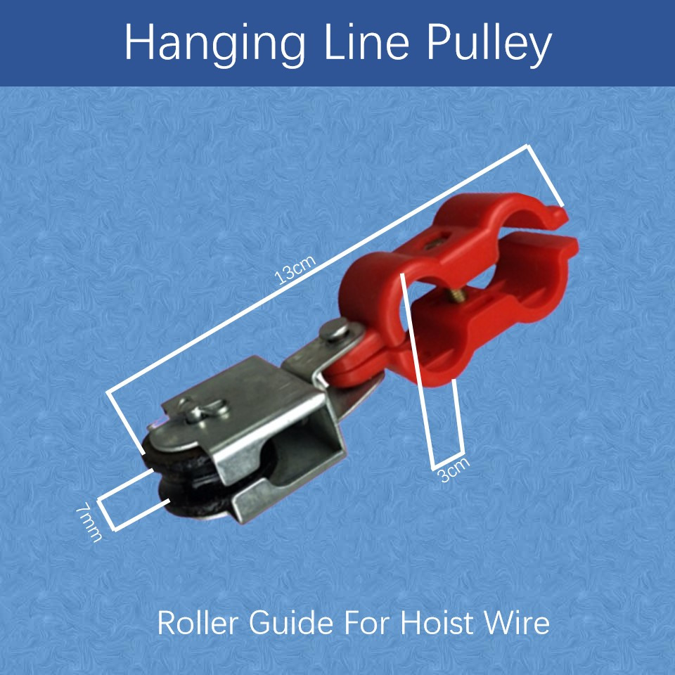 Synthetic Semi-plastic Hanging Wire Pulley Electric Hoist Small Pulley ...