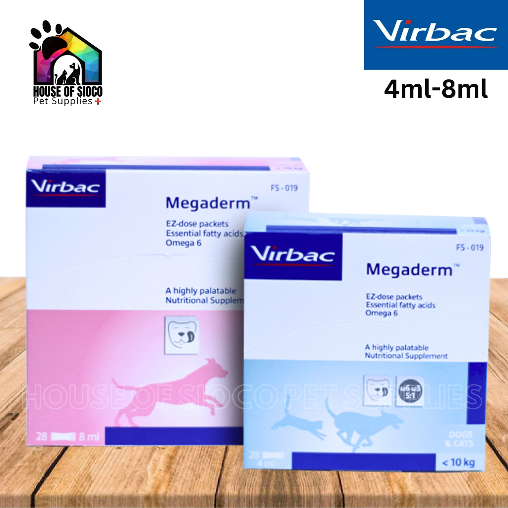Virbac Megaderm 1 Box (28 Sachets) 4ml-8ml | Shopee Philippines