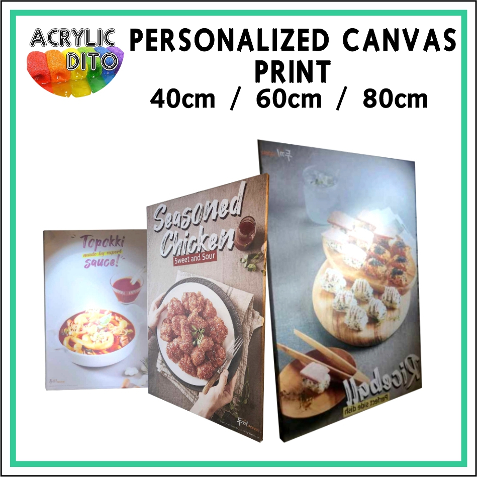 Personalized Canvas Printing with Wooden Frame / Customized Canvass ...