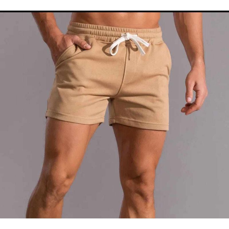 SHORTS PLAIN COTTON JOGGER SHORTS COMFY SWEATSHORTS LOUNGE DESIGN ...