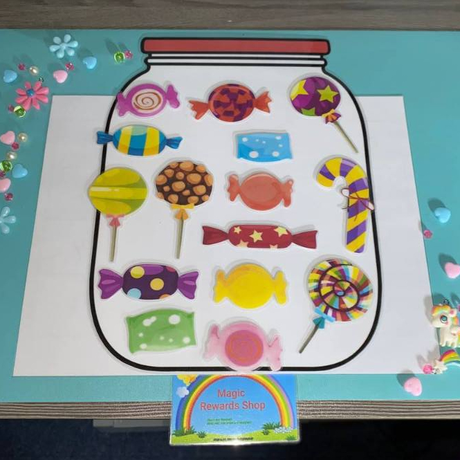 ESL Reward Sets - Candies in a Jar Reward for ESL teacher (MAGNETIC OR ...