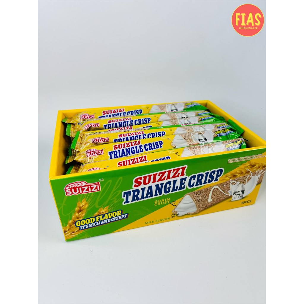 30 Pieces Triangle Crisp Wafers / FIAS Wholesale / Paninda | Shopee ...