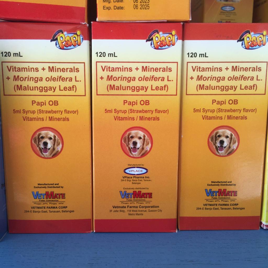Papi OB Syrup Pre and Post Pregnancy Pet Vitamins (with Moringa ...