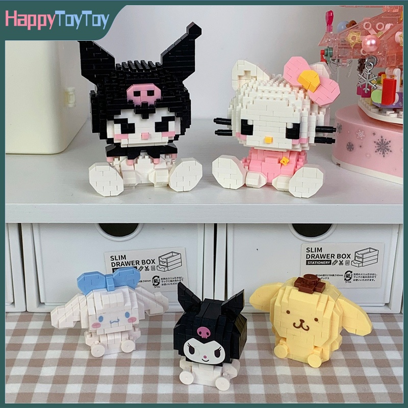 【Ready Stock】Cute Cartoon Kuromi Minifigures Building Blocks Toys DIY ...