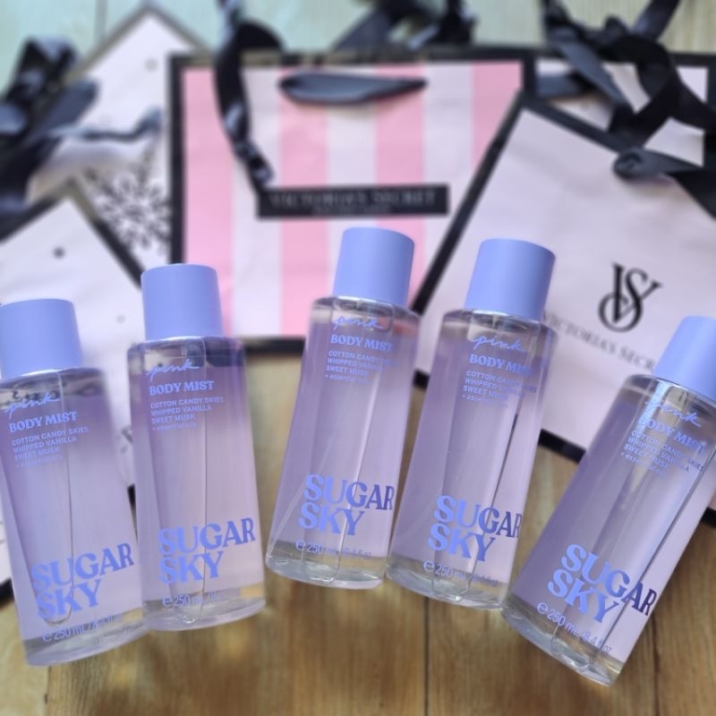 Original Victoria's Secret USA VS Pink Sugar Sky Body Mist (Limited Edition!) Cologne Spray ...