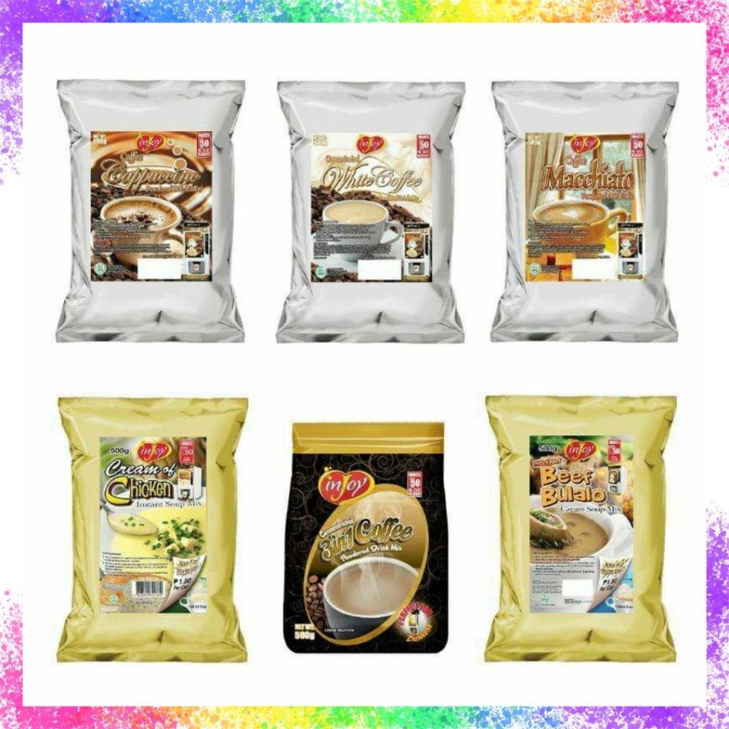 Injoy Vendo Coffee Hot Chocolate Cappucino 3in1 Instant Powder 500g ...