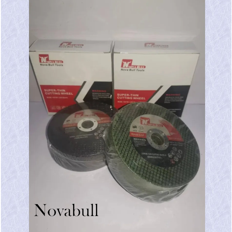 NOVA BULL Cutting Disc #4 (Black/Green) [25 pieces per box] & Cut off ...