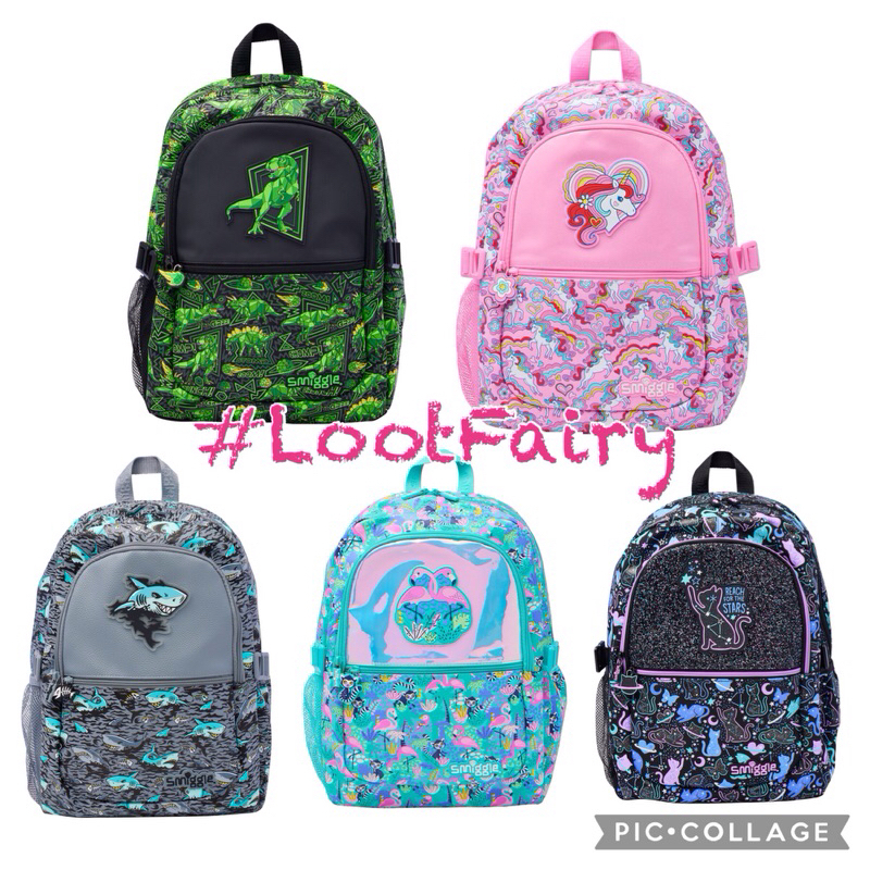 SMIGGLE WILD SIDE CLASSIC ATTACH BACKPACK | Shopee Philippines