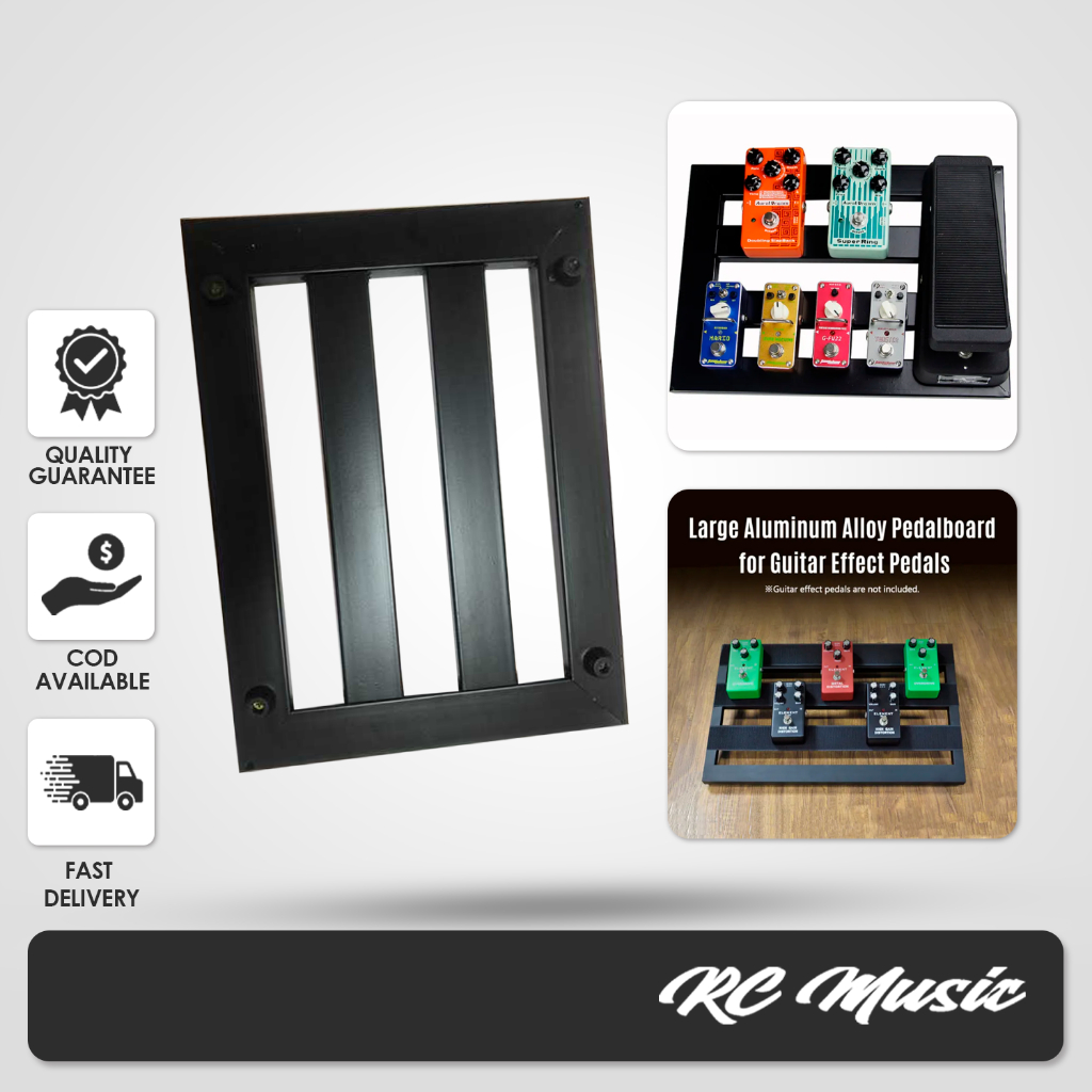 RC Music Alloy Metal DIY Guitar Pedal Board Case Effects Pedalboard ...