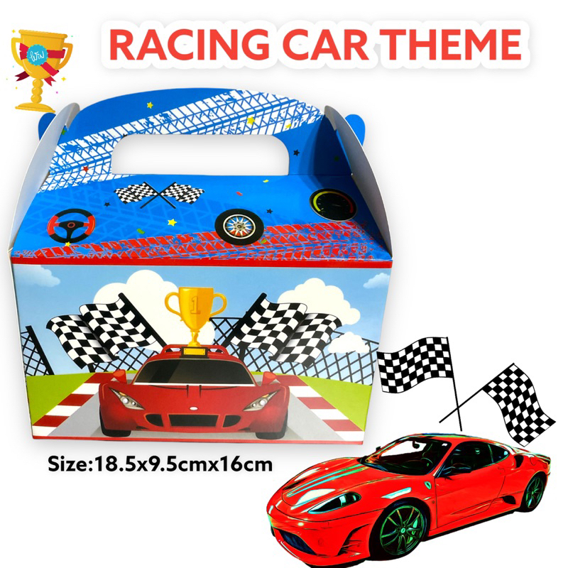 Race Car Theme Birthday Party Loot Bag Loot Bags Giveaways Car Party ...